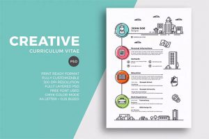 Creative Resume/CV Template – Fancy Resumes